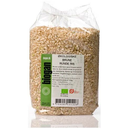 Kjøp Biogan Brune ris runde Ø - 1 kg på Med24.no