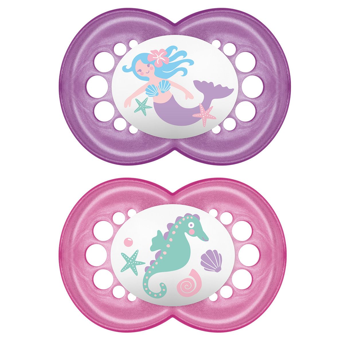 MAM original smokk - 6 mdr+ rosa - 2 stk