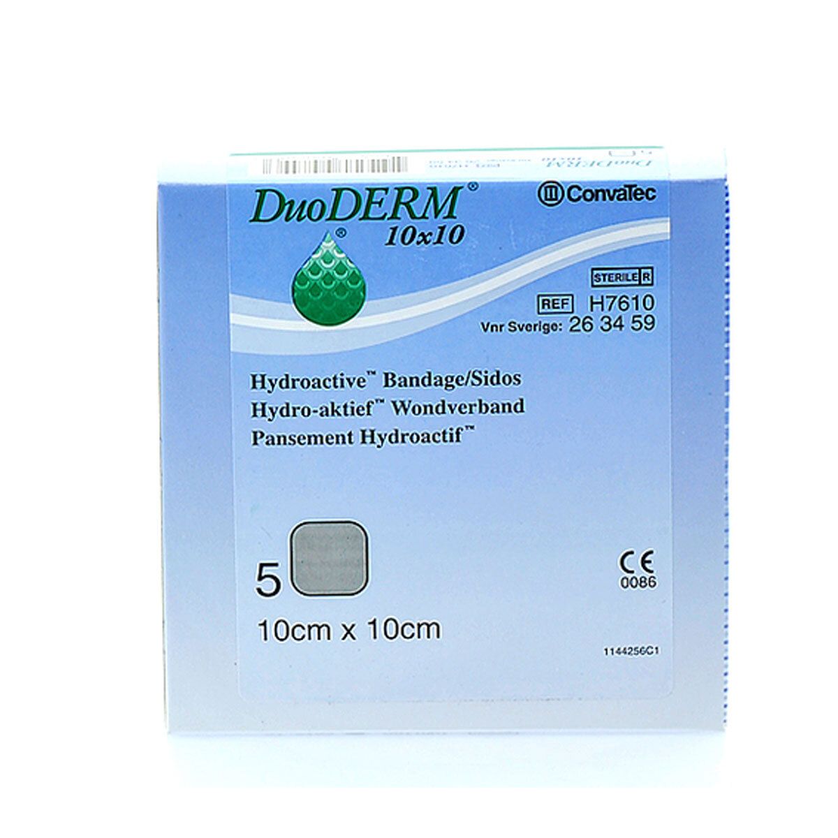 Duoderm Hydroactive 10x10cm - 5 stk | Med24.no