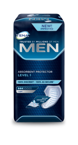 TENA Men Active Fit Absorbent Protector Level 1 Inkontinensbind for menn