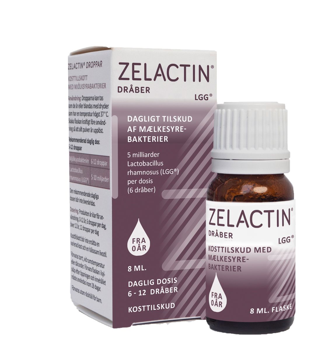 Kjøp Zelactin melkesyrebakterie-dråper billig hos med24.no