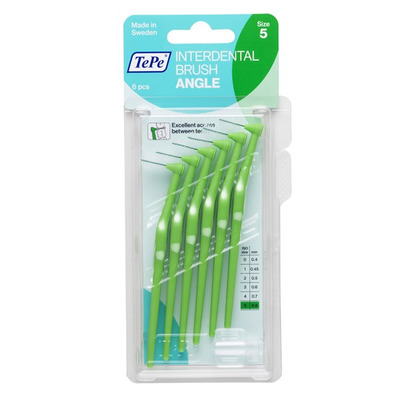 TePe Angle Mellomromsbørste 0,8 mm - 6 stk. | Med24.no