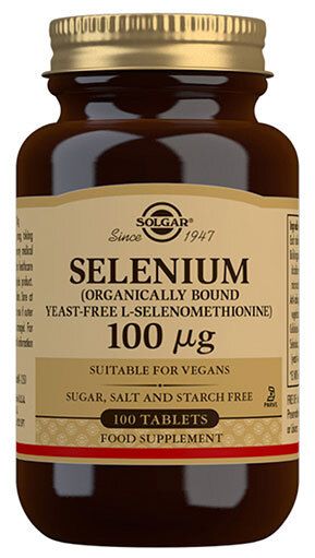 Kjøp Solgar Selen 100 µg (gjærfri) - 100 tabletter hos Med24.no