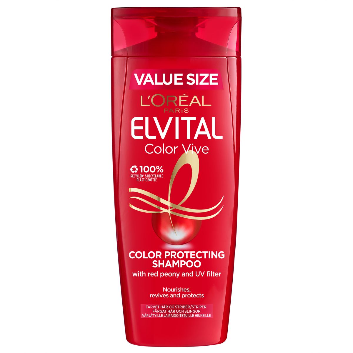 Kjøp L'Oréal Elvital Color Vive Shampoo 400 ml hos Med24.no