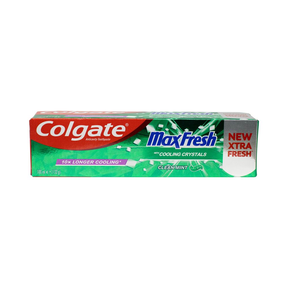 Kjøp Colgate Max Fresh Clean Mint Tannkrem 100 ml hos Med24.no