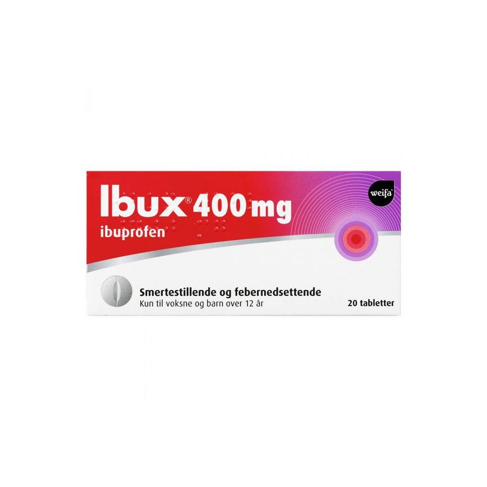 Kjøp Ibux tabletter 400mg hos Med24.no
