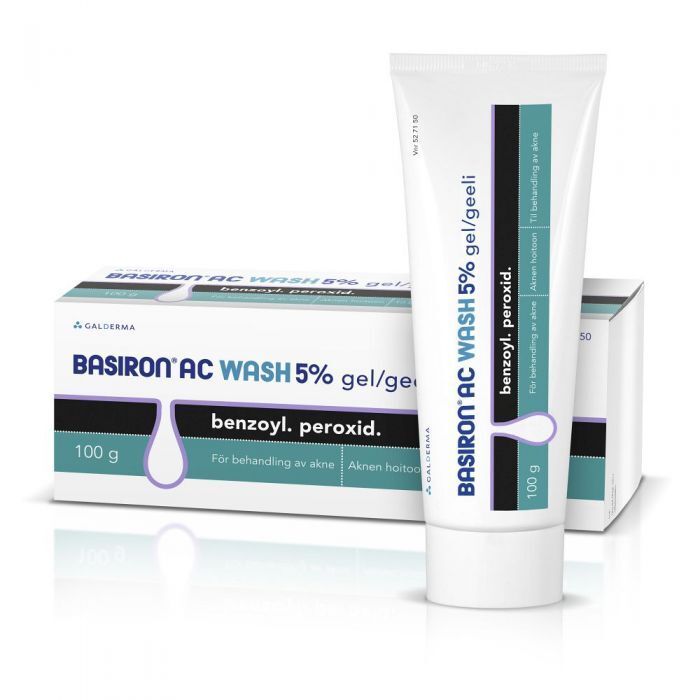 Kjøp Basiron AC Wash gel 5% hos Med24.no