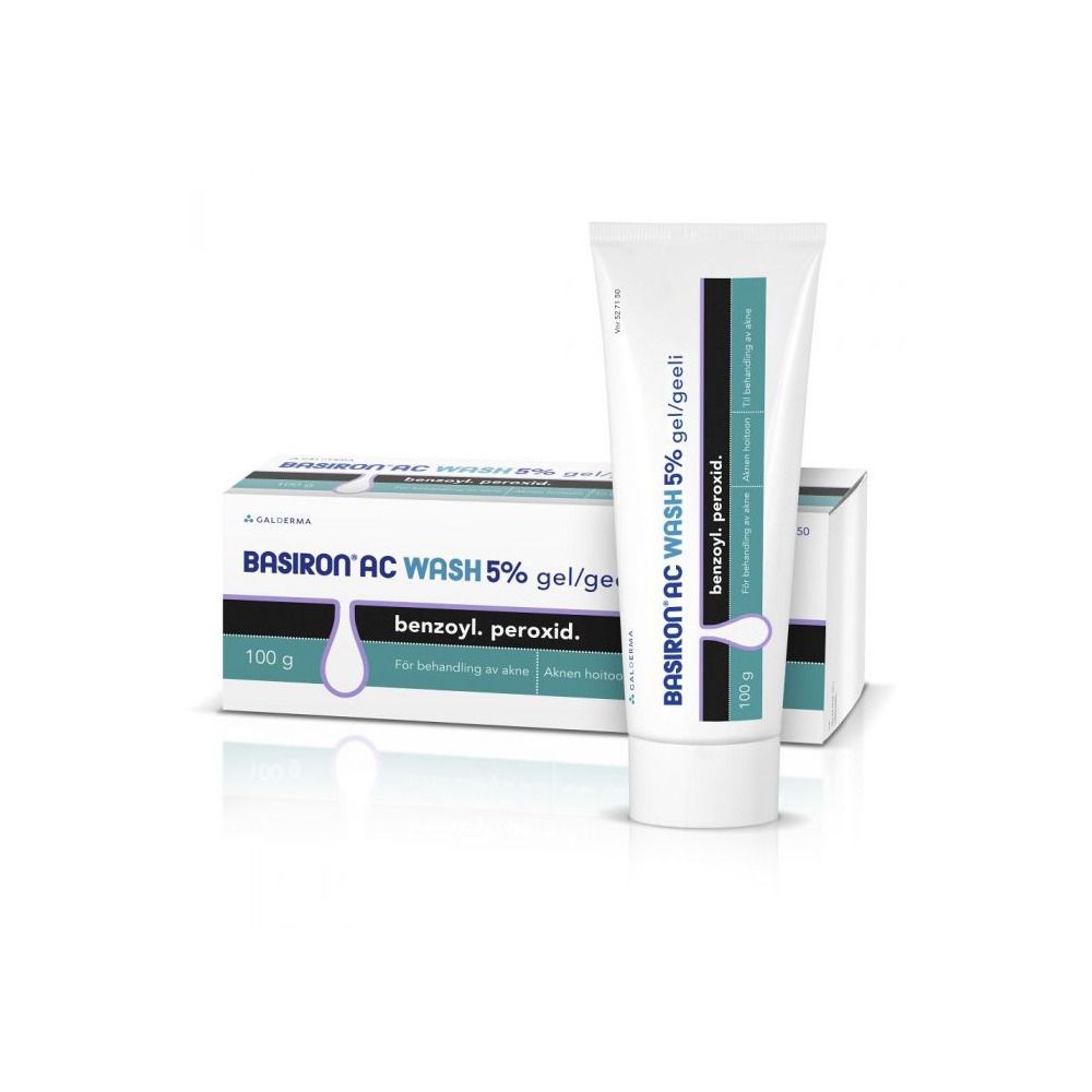 Kjøp Basiron AC Wash gel 5% hos Med24.no