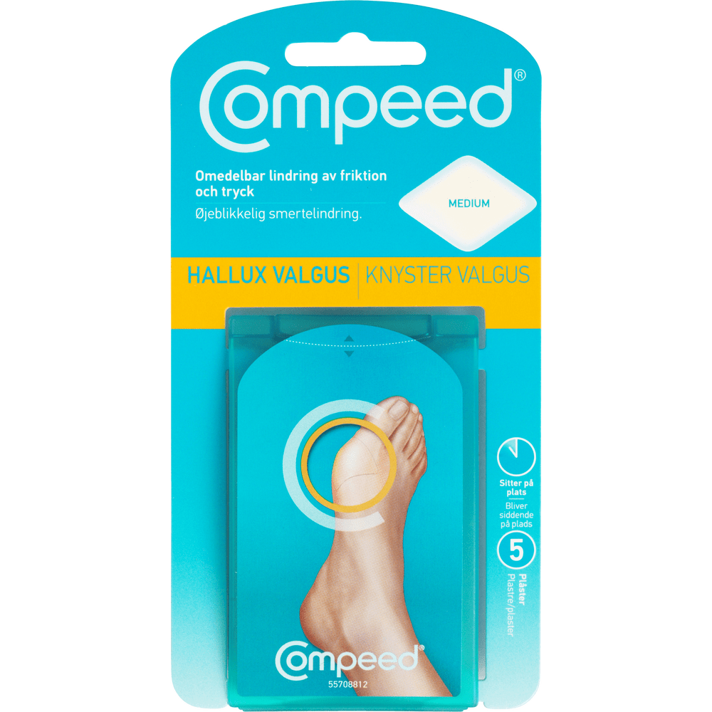 Kjøp Compeed Hallux Valgus-plaster - 5 stk | Med24.no