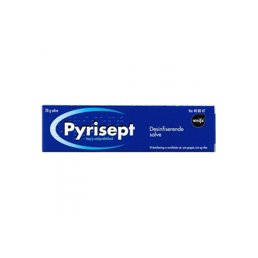 Kjøp Pyrisept salve 1mg/g - 20 g hos Med24.no