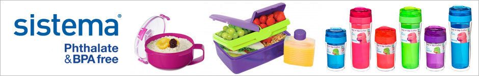 Kjøp Sistema matbokser og drikkeflasker billig hos Med24.no