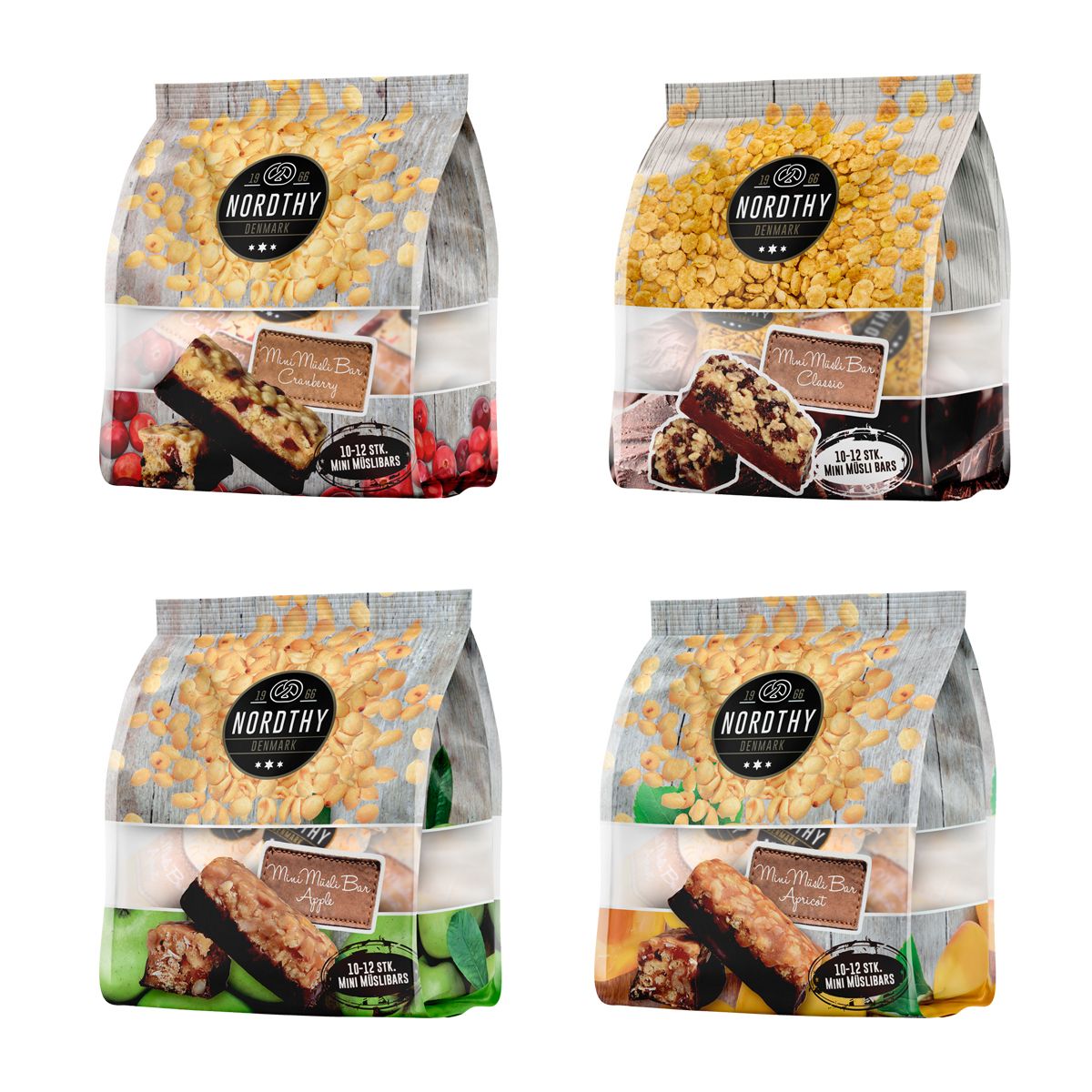 Kjøp Mini Müsli Bar fra Nordthy, 175 g billig hos Med24.no