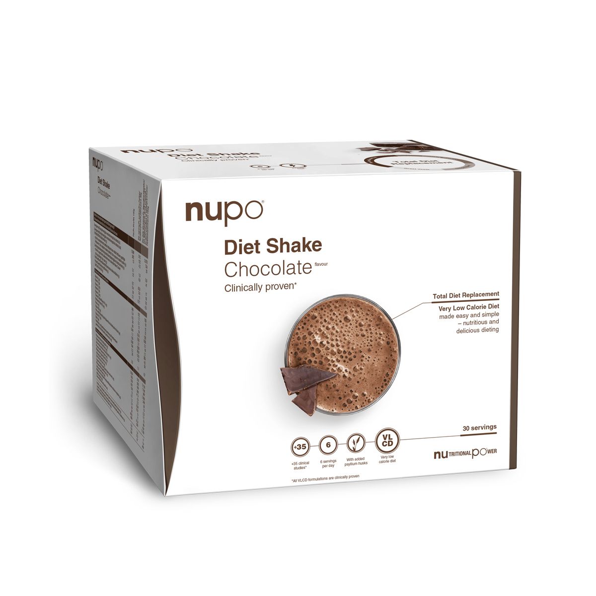 Kjøp Nupo Diet Shake Chocolate superpakke (30 porsjoner) - Med24.no