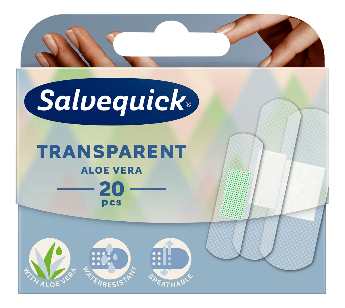 Salvequick Soft & Caring - Aloe Vera - 20 stk. | Med24.no