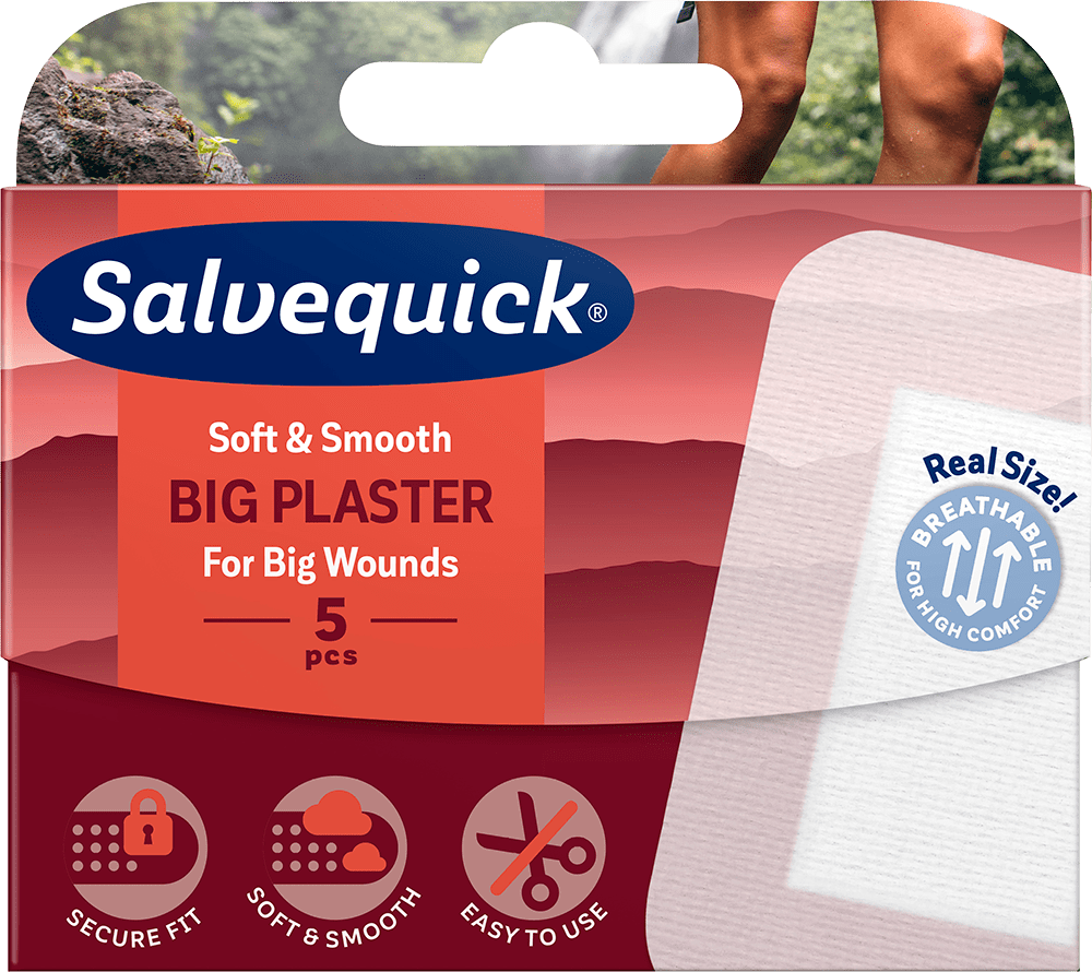 Salvequick Big plaster - 5 stk - Kjøp hos Med24.no