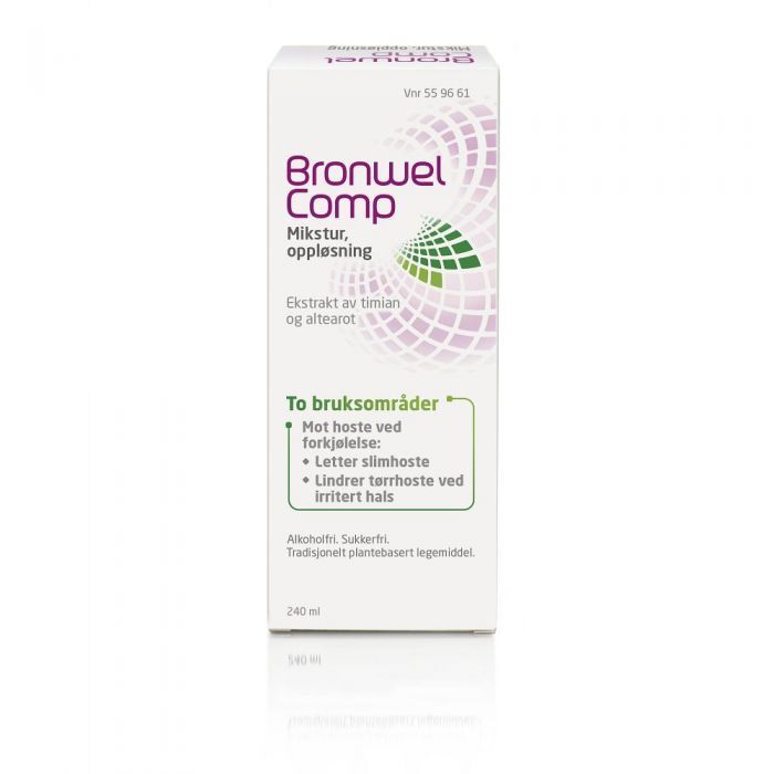 Kjøp Bronwel Comp mikstur- 240 ml hos Med24.no