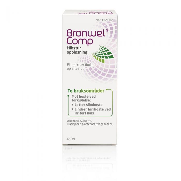 Kjøp Bronwel Comp mikstur- 120 ml hos Med24.no