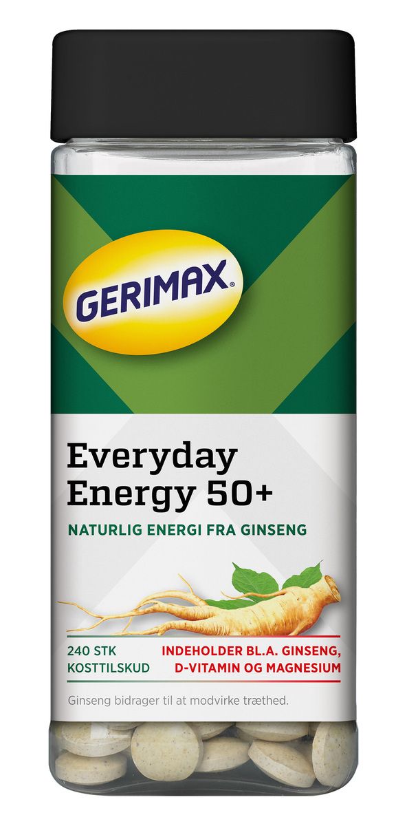 Gerimax Everyday Energy 50+ - 240 tabl. | Med24.no