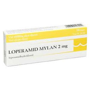Kjøp Loperamid mylan kapsler 2mg hos Med24.no