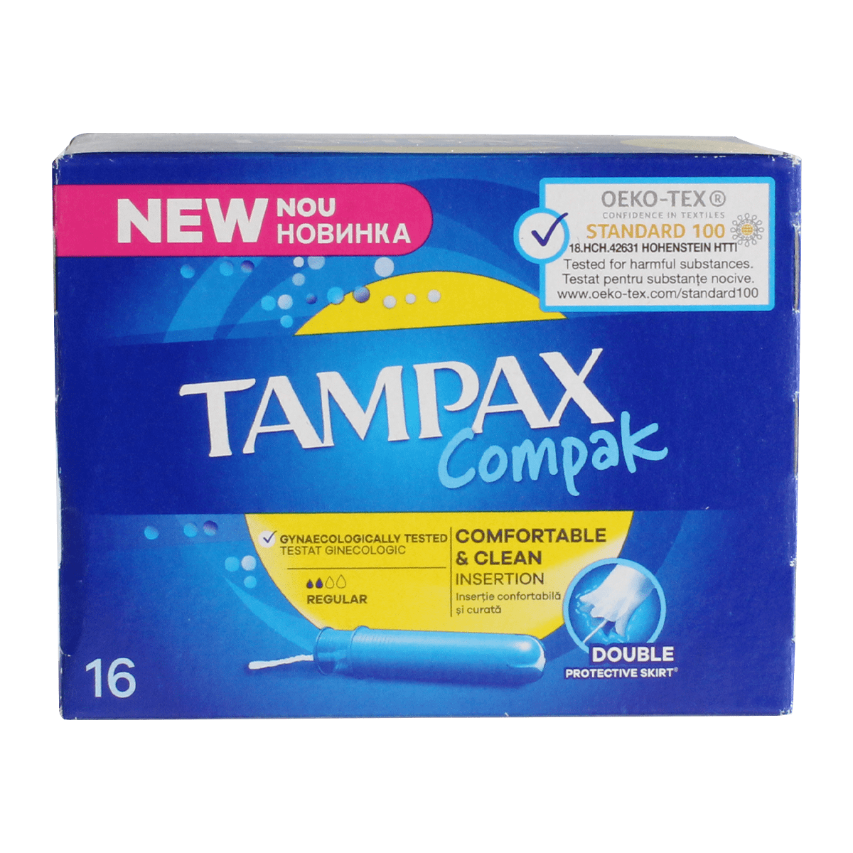 Tampax Compak Regular - 16 stk. | Med24.no