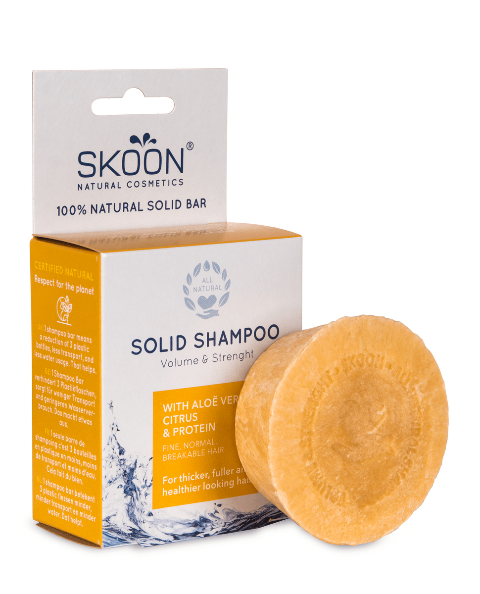 Kjøp Skoon Solid Shampoo Volume & Strength - 90 g. På Med24.no