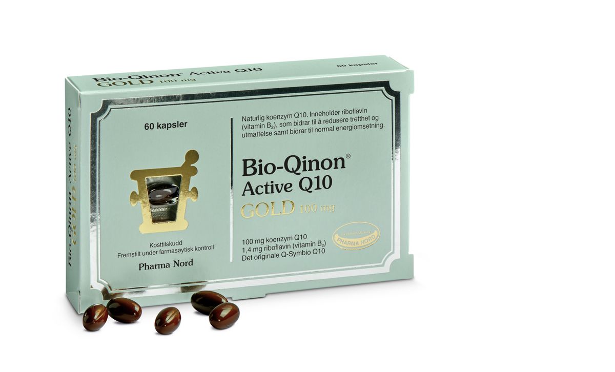 Kjøp Bio-Quinone Aktivt Q10 Gold 100 mg - 60 kaps. - hos Med24.no