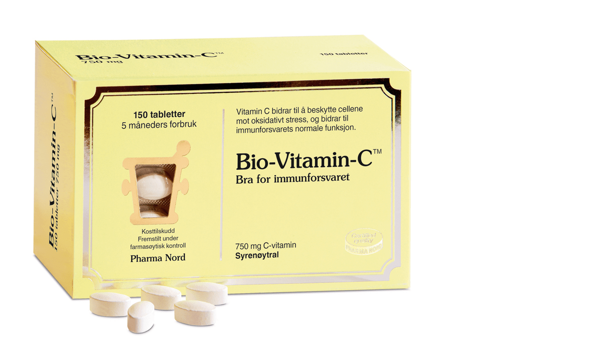 Kjøp Bio-C-Vitamin - 150 tabl. - billig hos Med24.no
