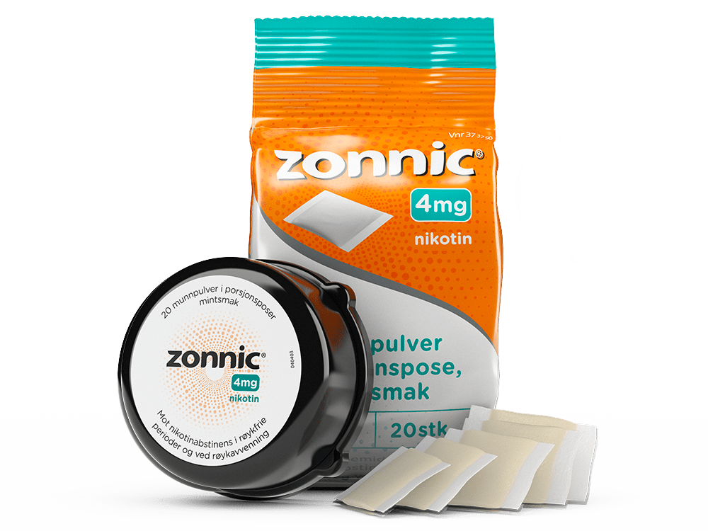 Kjøp Zonnic Munnpulver 4mg hos Med24.no