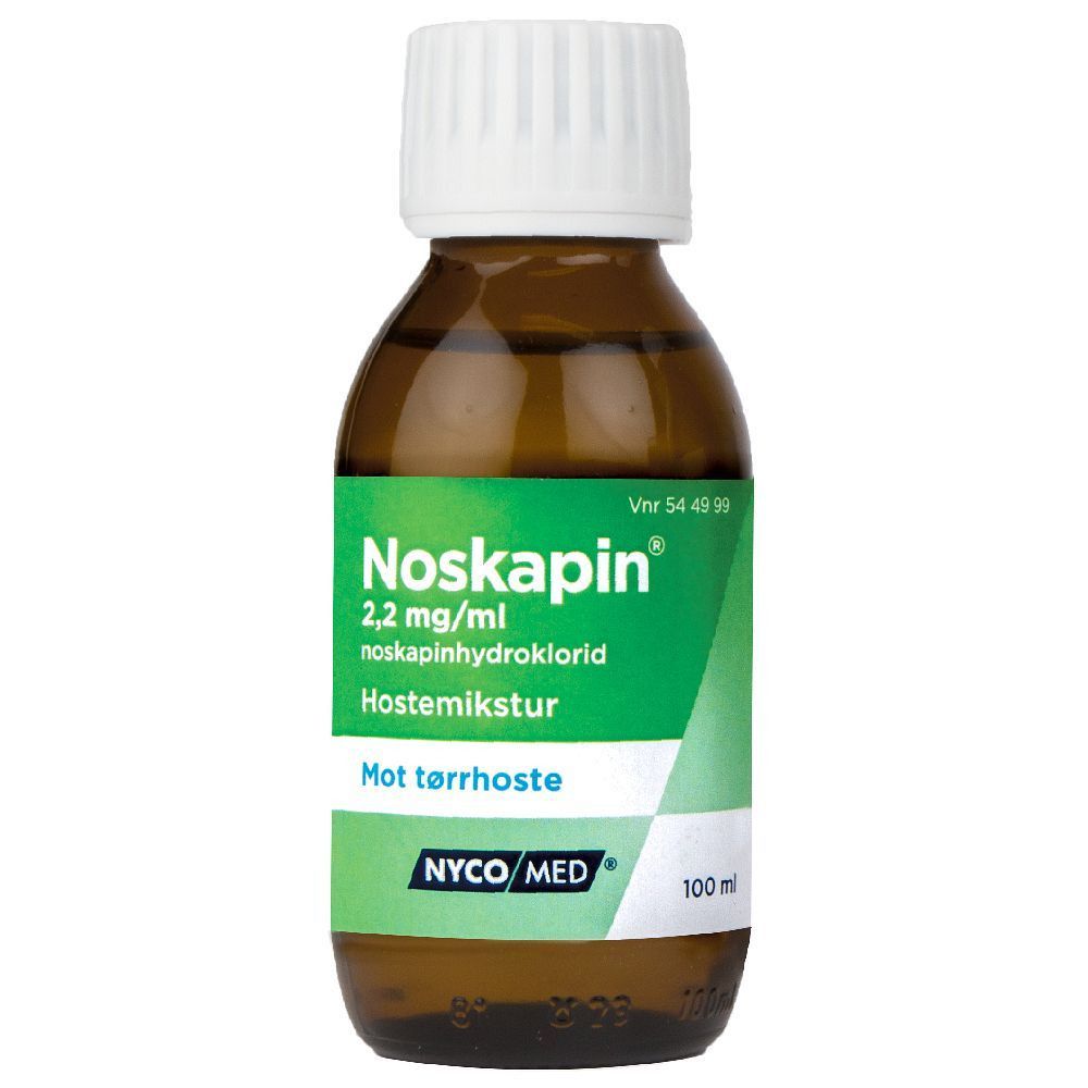 Kjøp Noskapin mikstur 2,2 mg/ml - 100 ml hos Med24
