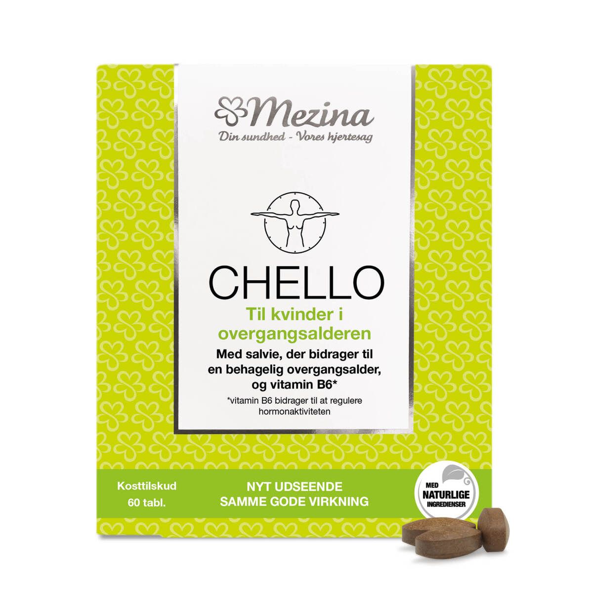 Kjøp Mezinas klimakterietilskudd Chello Classic hos Med24.no