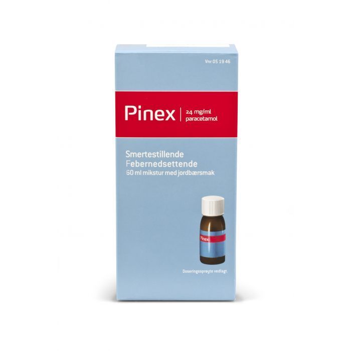 Pinex mikstur 24 mg/ml - 60 ml | Med24.no