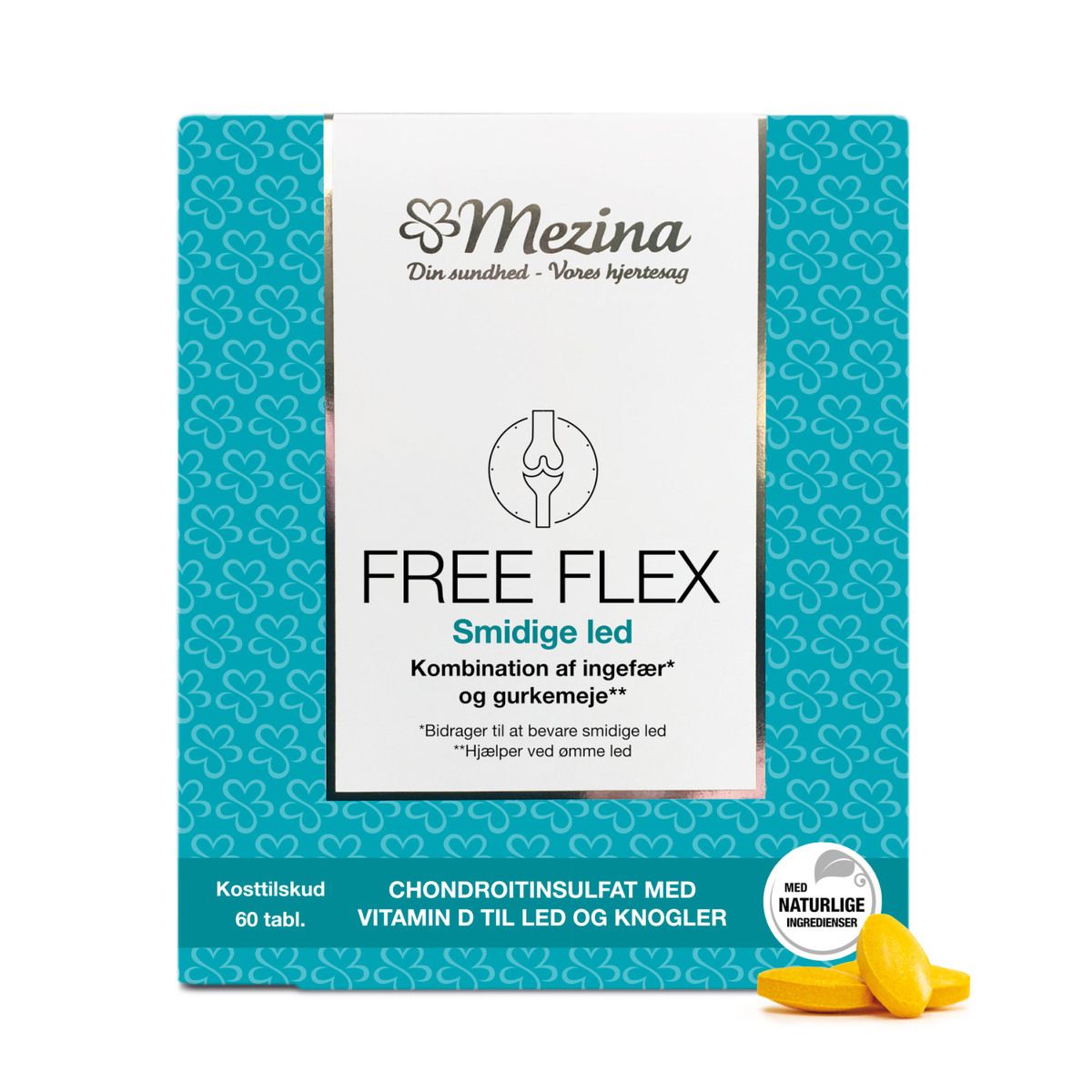 Kjøp Mezina Free Flex - 60 tabletter på Med24.no