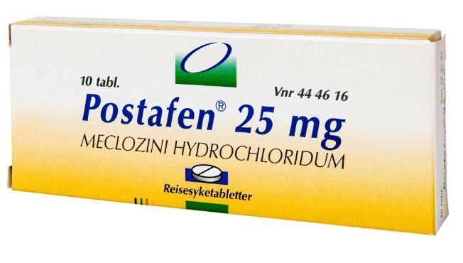 Kjøp Postafen tabletter 25mg - 10 stk. hos Med24.no
