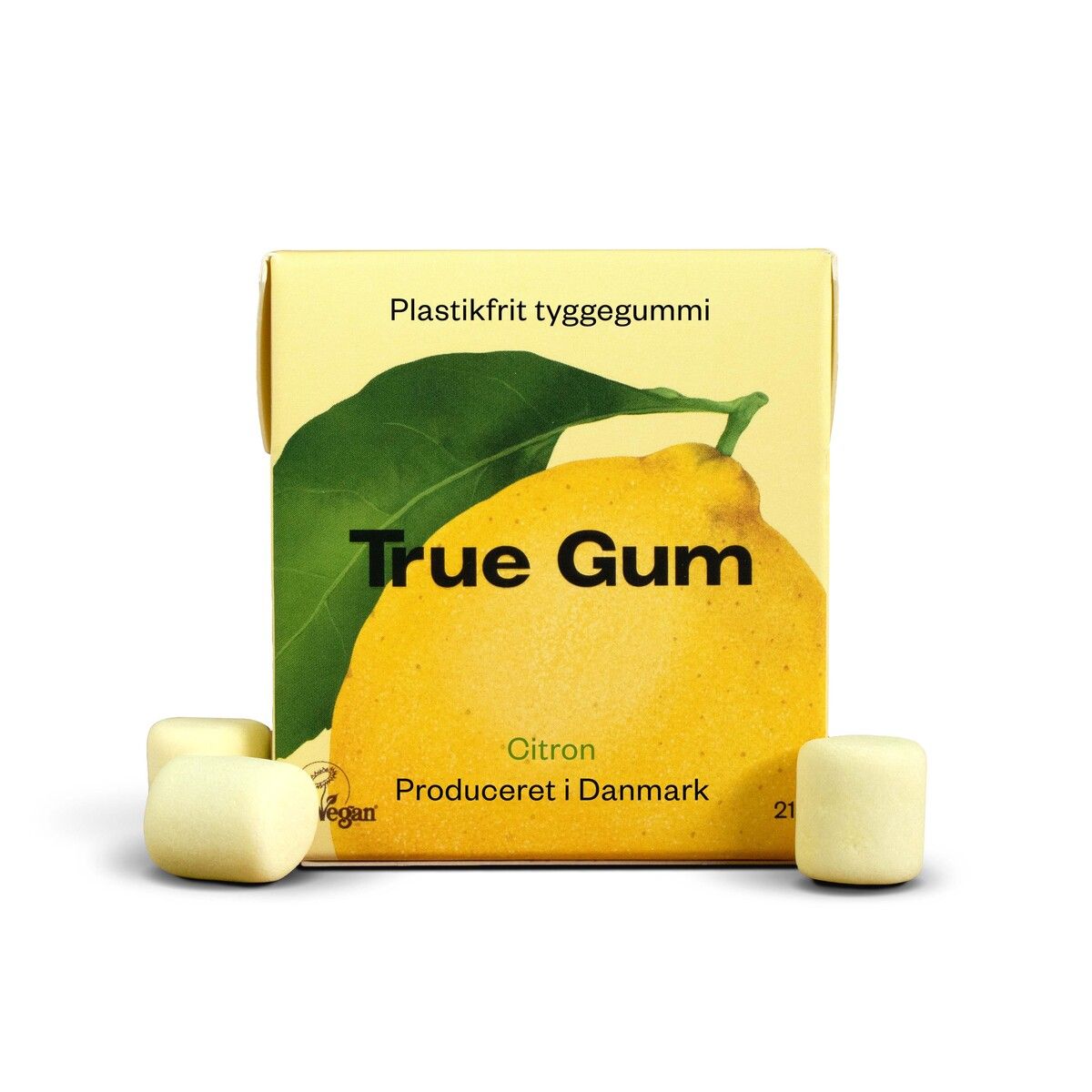 Kjøp True Gum Lemon - 21 g billig hos Med24.no