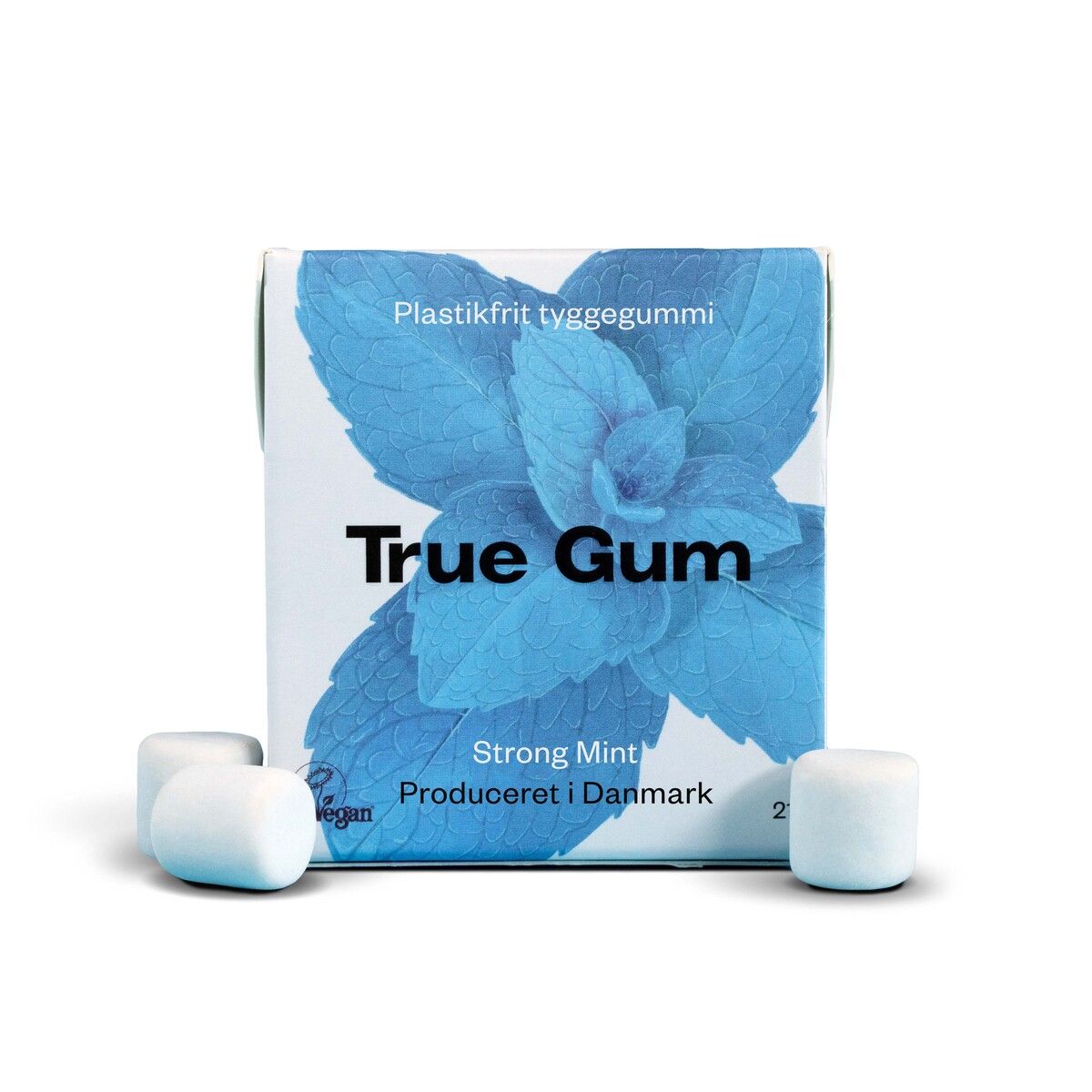 Kjøp True Gum Strong Mint - 21 g billig hos Med24.no
