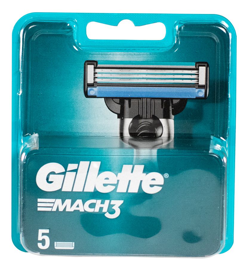 Kjøp Gillette Mach3 Barberblader - 5 stk. | Med24.no