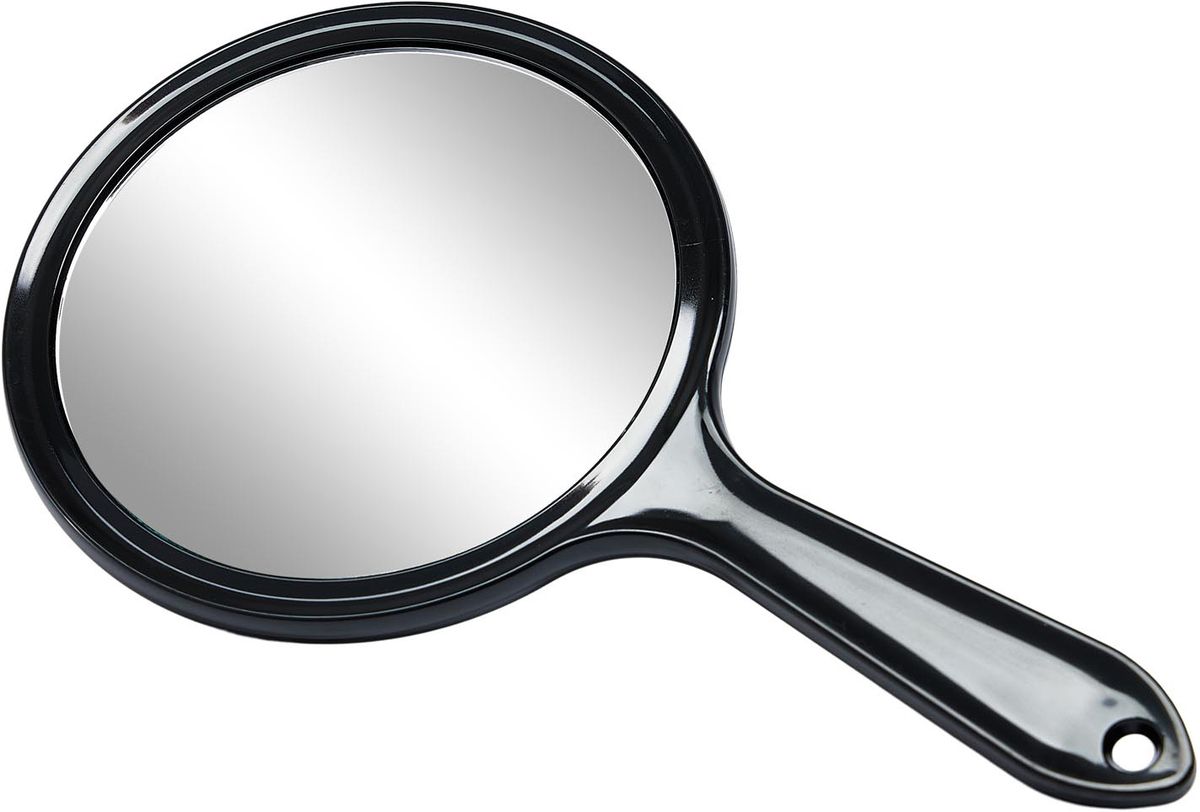 JJDK Dobbeltsidig Håndspeil x1/x3 Black, H: 26,7 cm. | Med24.no