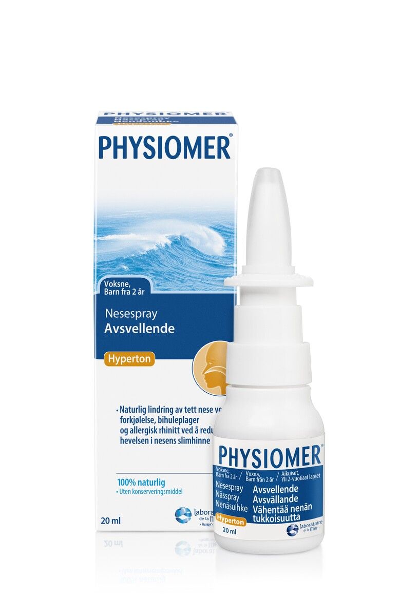 Kjøp Physiomer Nesespray Hyperton - 20 ml. hos Med24.no