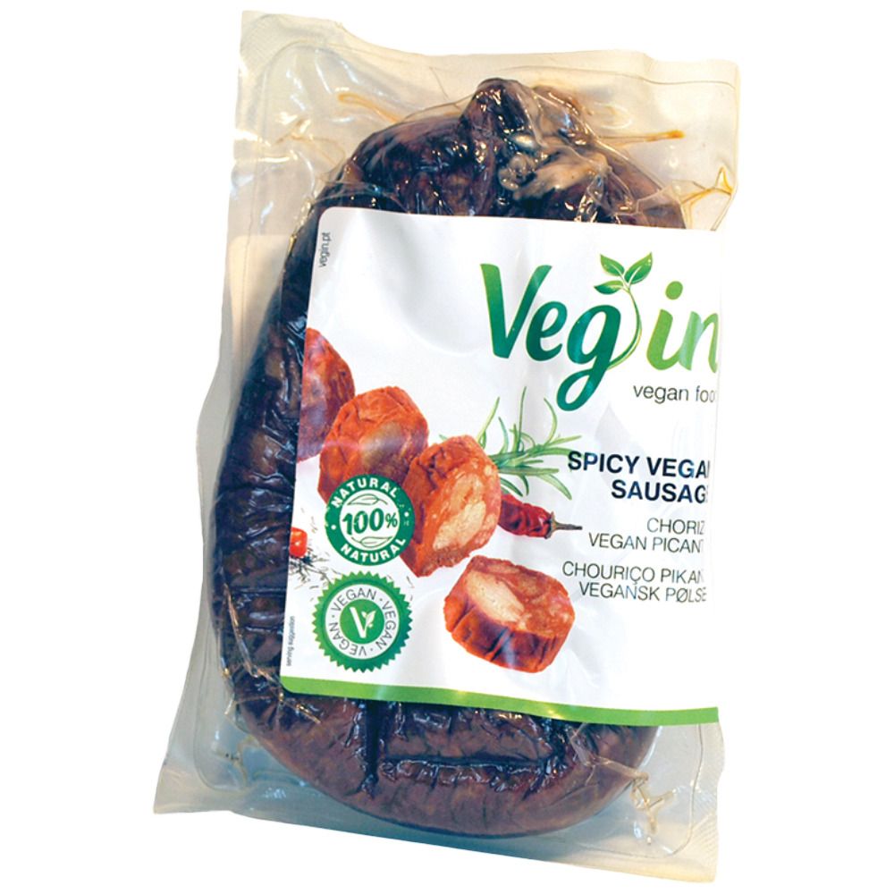 Vegin Chorizo Påleggspølse Sterk - 200 g | Med24.no