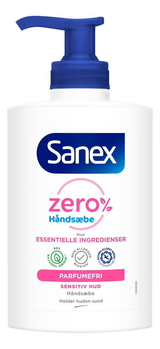 Kjøp Sanex Flydtende Håndsåpe Zero % billig hos Med24.no