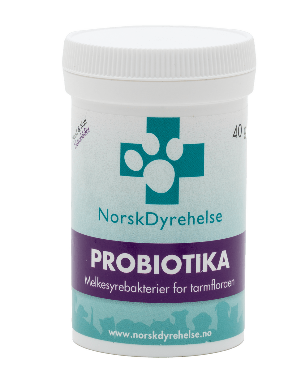 Kjøp Norsk Dyrehelse Probiotika - 40 g | Med24.no