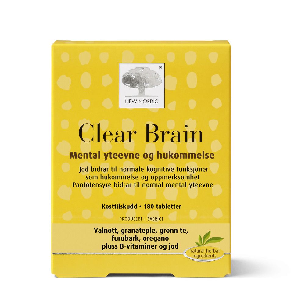 Clear Brain - 180 tabl hos Med24.no