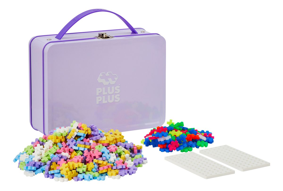 Kjøp Plus-Plus Koffert Pastell Metall - 600 stk. hos Med24.no