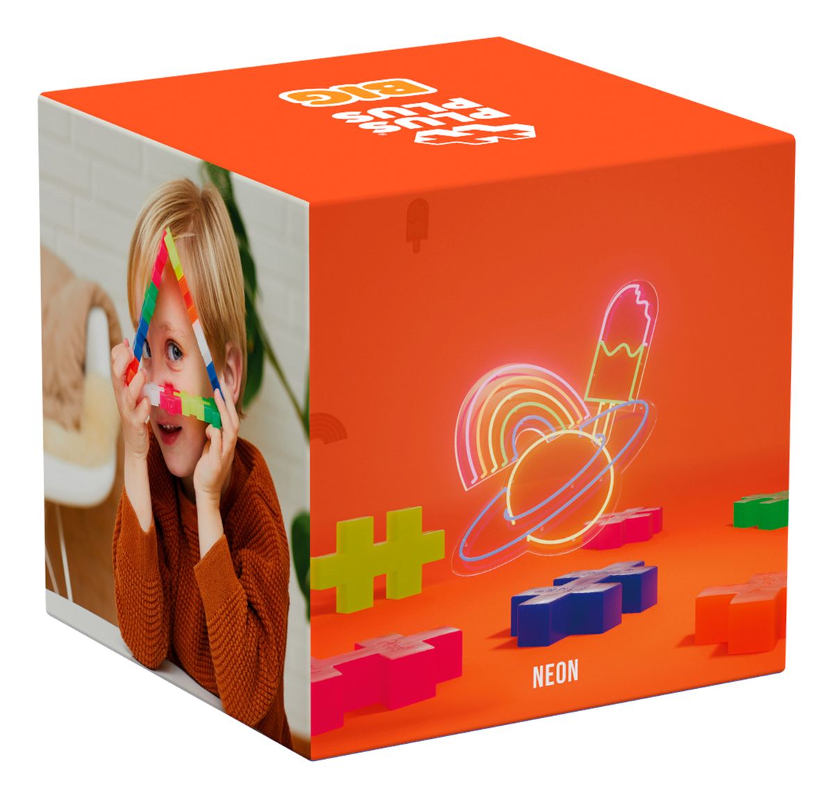 Kjøp Plus-Plus BIG Neon Mix - 100 stk. hos Med24.no