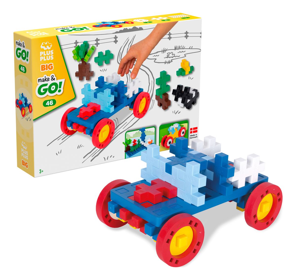 Kjøp Plus-Plus BIG Make & Go - 46 stk. hos Med24.no