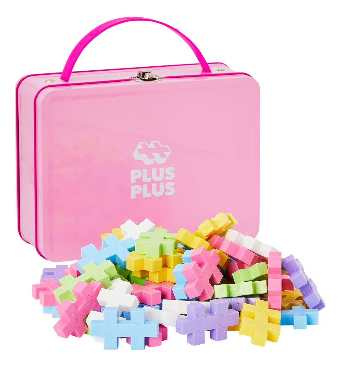 Kjøp Plus-Plus BIG metallkoffert Pastel hos Med24.no