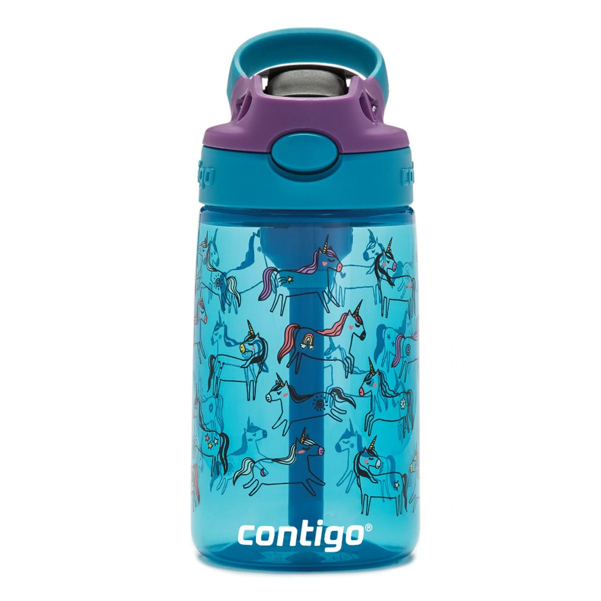 Contigo Easy Clean Junip Unicorns - 420 ml | Med24.no
