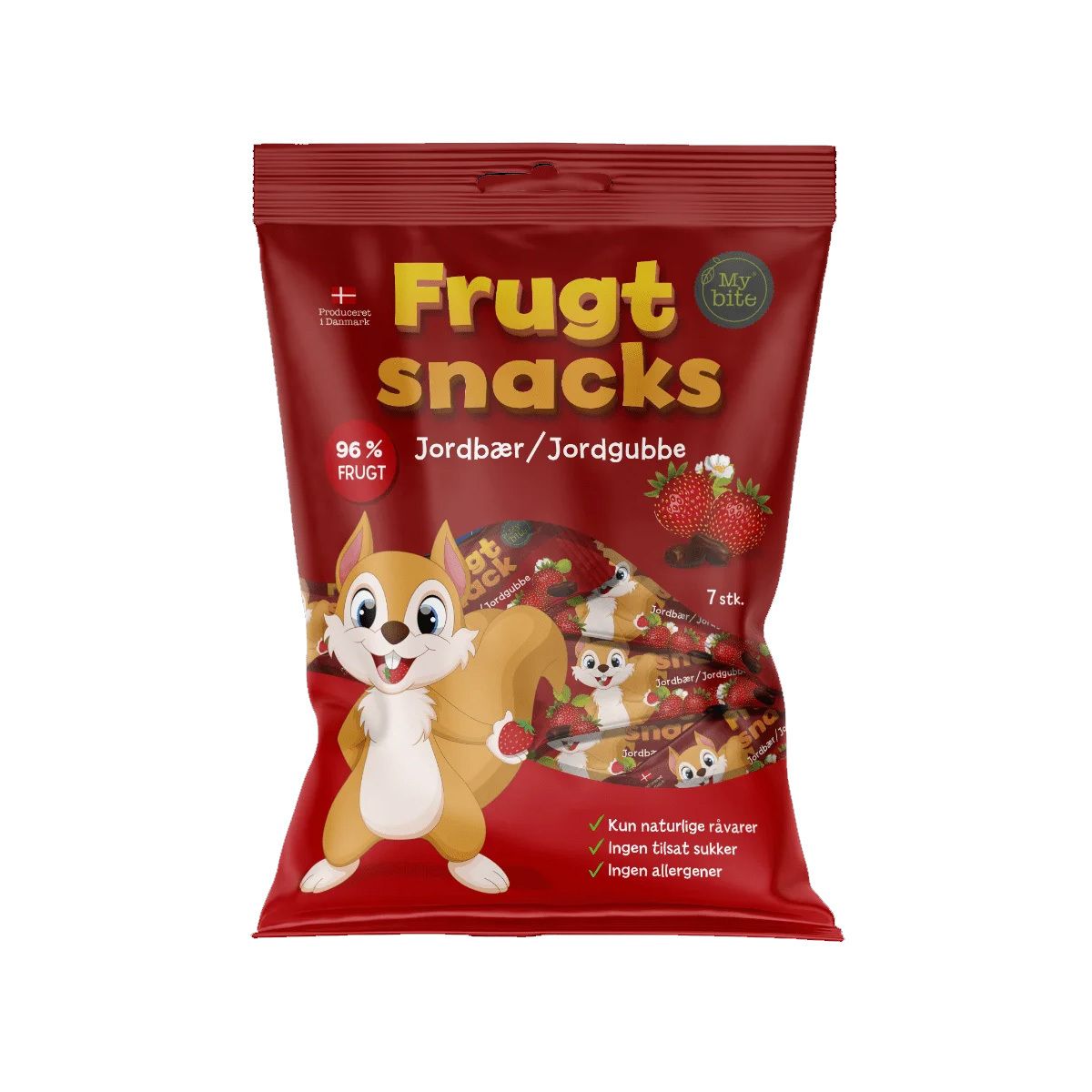 Kjøp Nordthy Frukt Snacks Jordbær- 7 stk. hos Med24.no