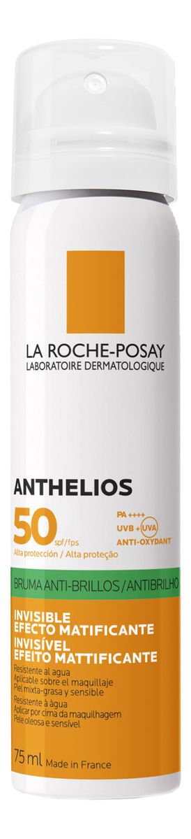 La Roche-Posay Anthelios Anti Shine Mist SPF50+ - 75 ml. | Med24.no