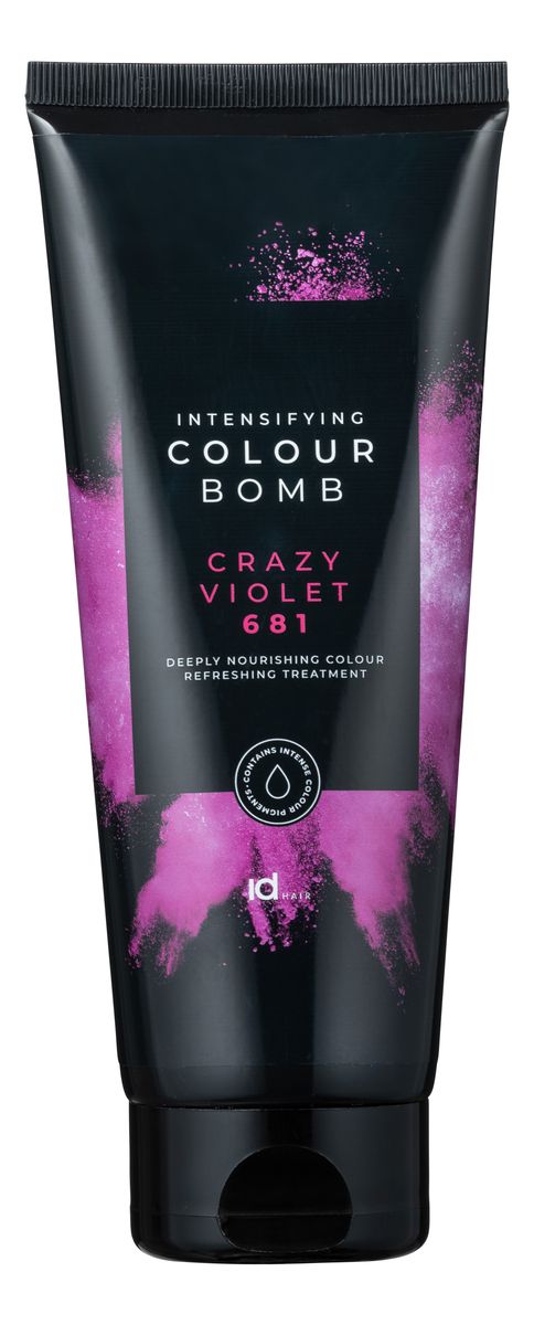 Kjøp IdHAIR Colour Bomb Crazy Violet - 200 ml. billig hos Med24.no